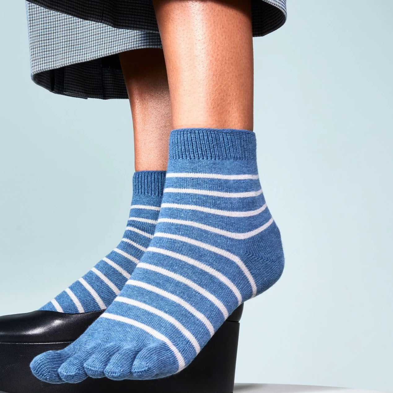 Striped Cotton 5 Toes – Patagua